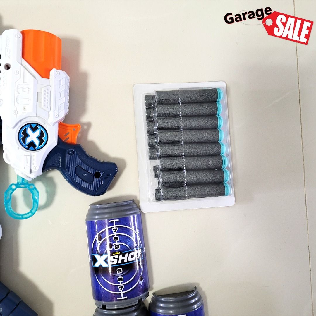 Xshot Rifle Hand-gun Target can and Bullets - Price for all, Hobbies ...