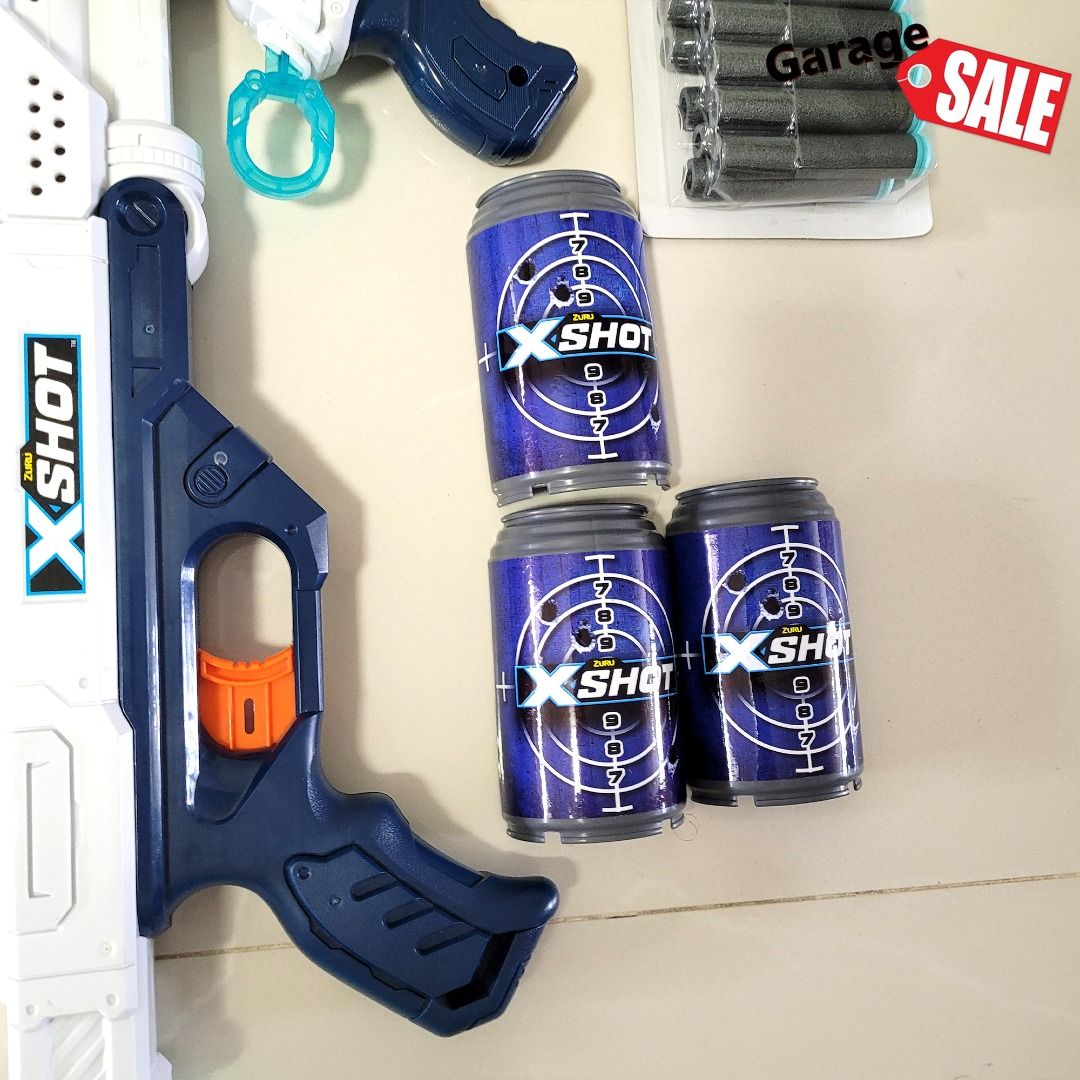 Xshot Rifle Hand-gun Target can and Bullets - Price for all, Hobbies ...
