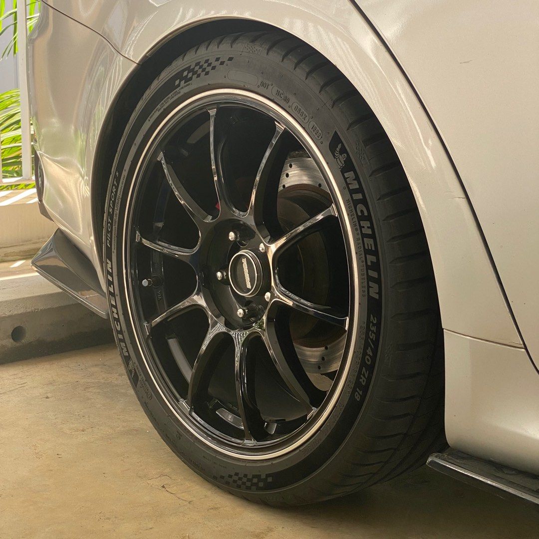 18” Tommi TMF - 082 Flow Forming 5x114.3 & 5x112 With Michelin PS5, Car ...