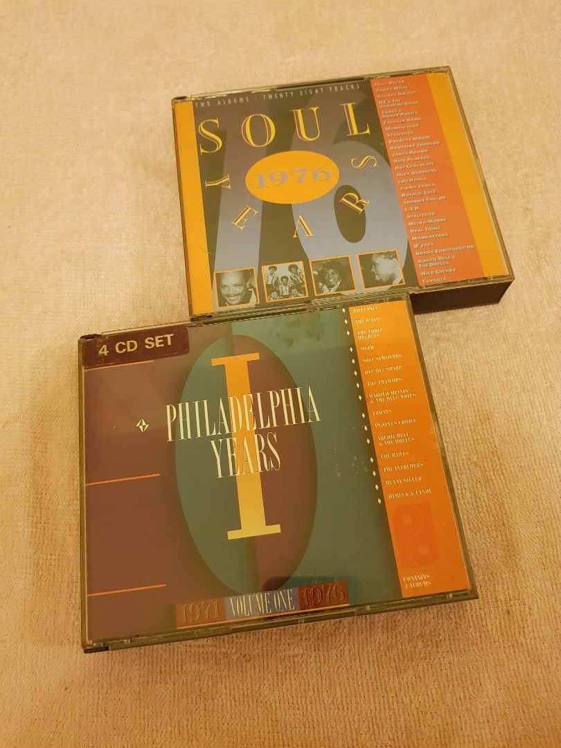 1970s Philadelphia Soul 6 CD Old Press Fatbox Collection Albums Set ...