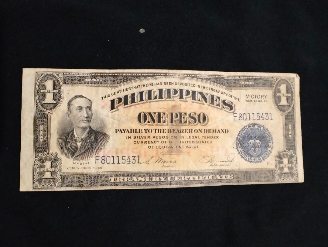 1peso victory (old philippine money), Hobbies & Toys, Memorabilia ...