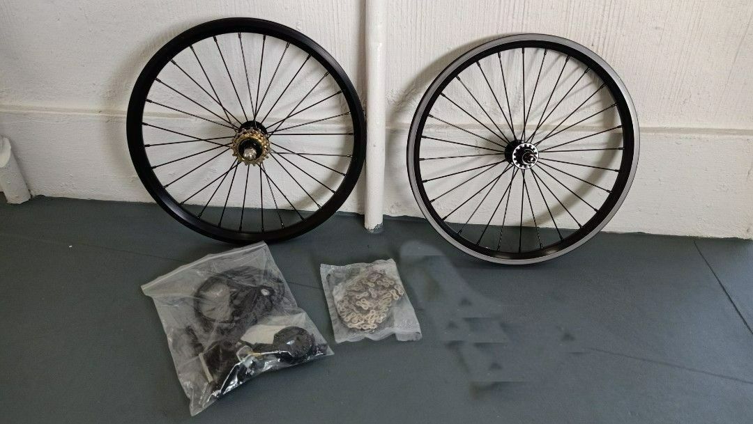 [SOLD] WHEELSET PACKAGE [16-349 4-speeds wheelset], Sports Equipment ...