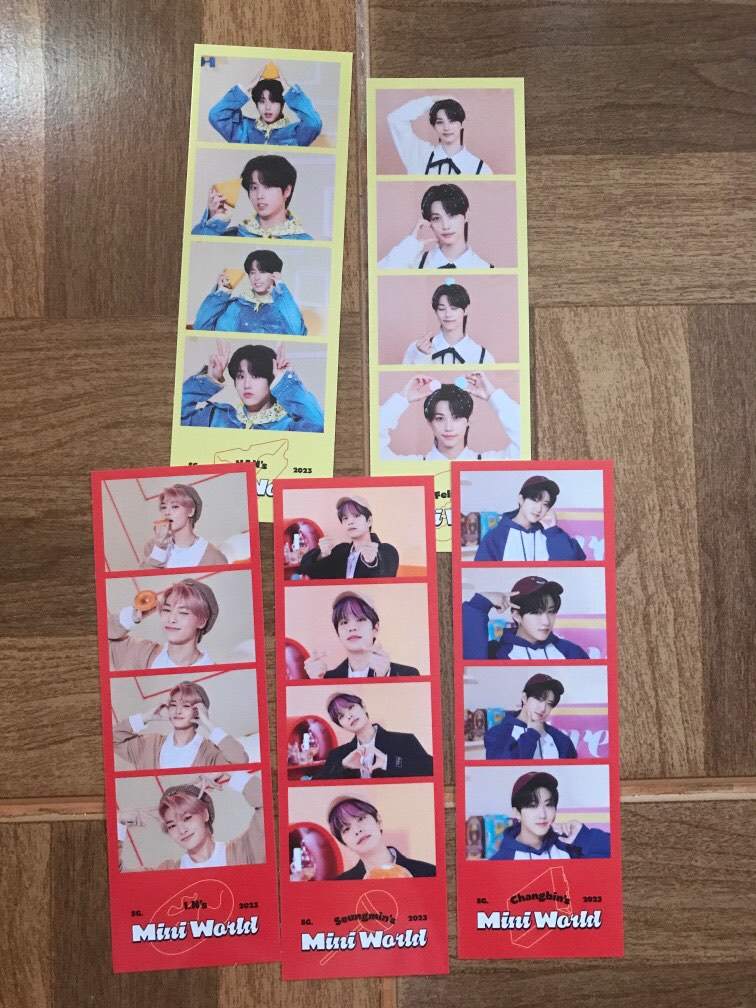4cut photocard skz mini world stray kids official, K-Wave di Carousell