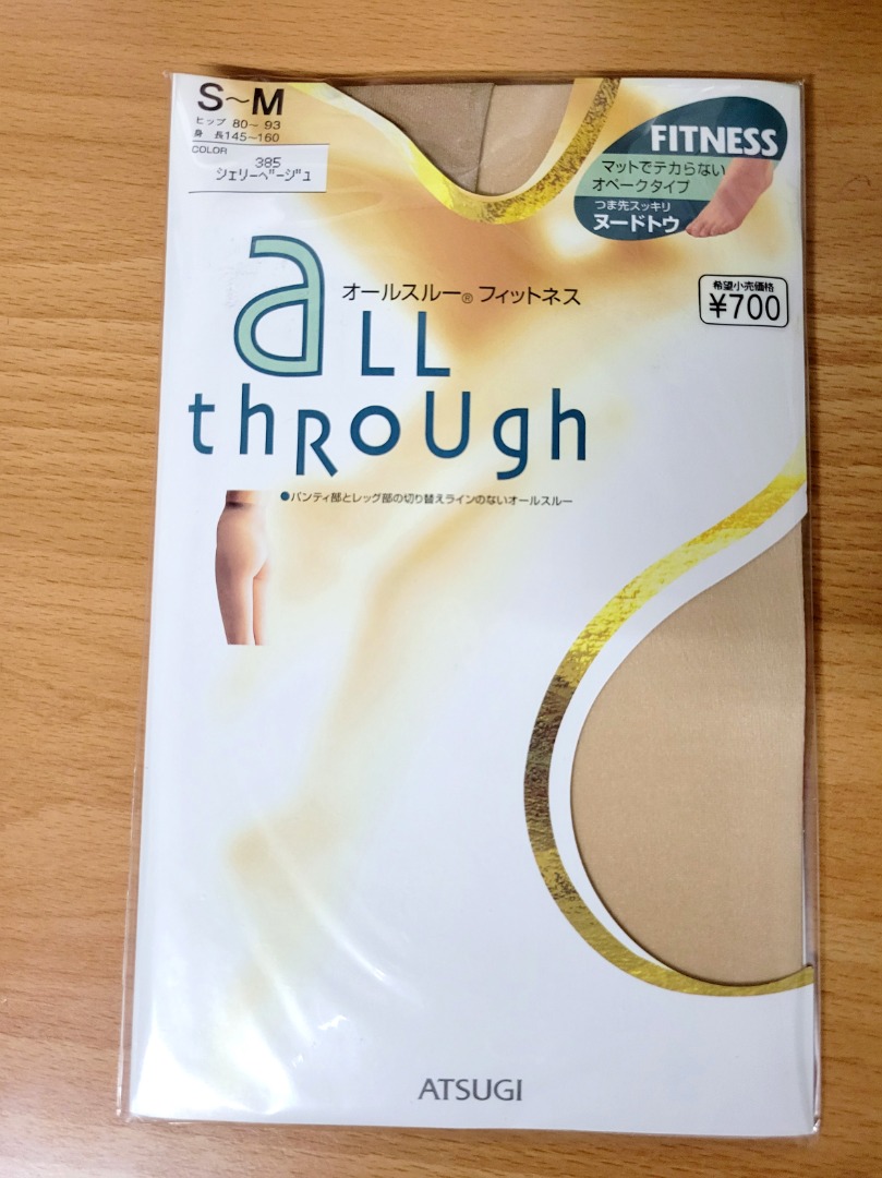 日本製︱ATSUGI 厚木︱T檔絲襪︱腳尖透明, 她的時尚, 內衣褲、小可愛、睡衣在旋轉拍賣