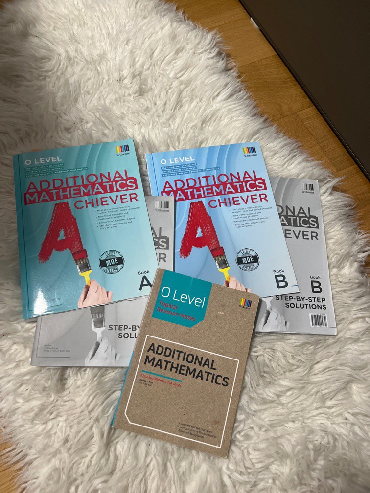 Additional mathematical achiever A math exercise book O level sec 3-4, Hobbies & Toys, Books ...