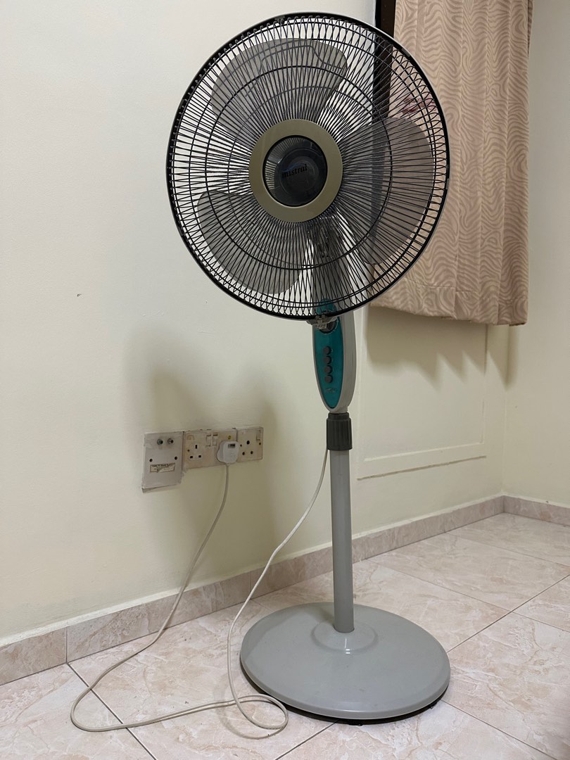 A used fan is sold for SGD 10., Furniture & Home Living, Lighting ...