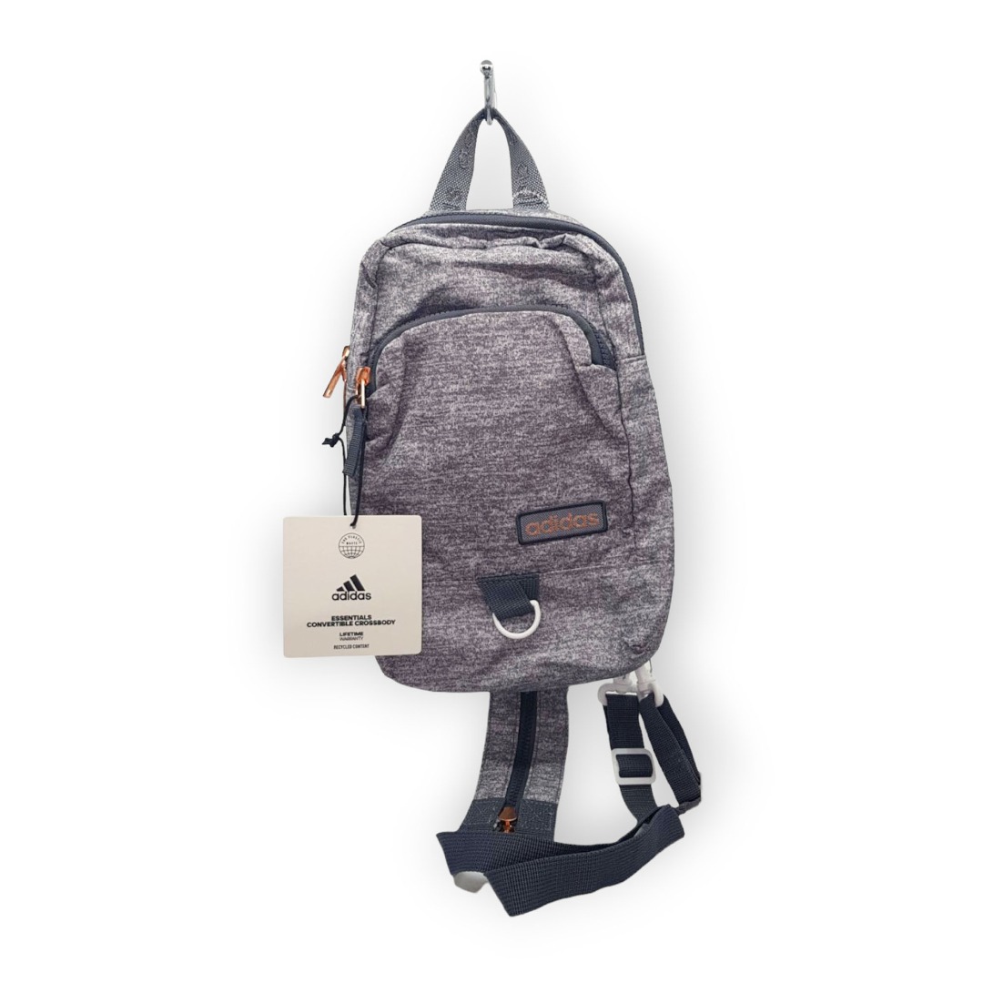 ADIDAS Essentials Convertible Crossbody (Jersey Grey/Rose Gold/Onix ...