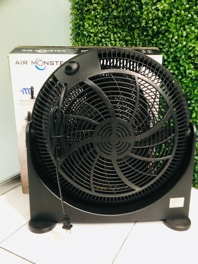 Air Monster 16" Air Circulator Floor Fan, Furniture & Home Living ...