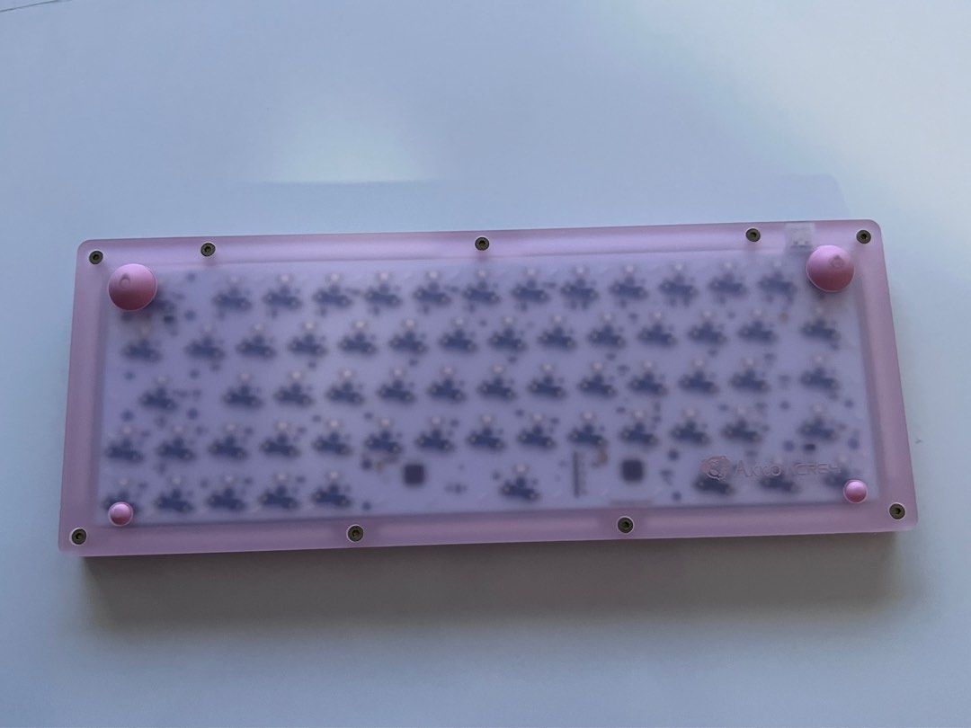 akko acr64 acrylic barebone keyboard case, Computers & Tech, Parts ...