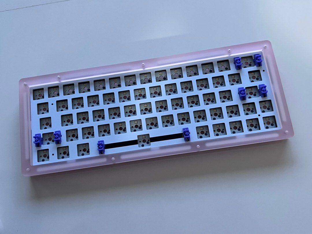 akko acr64 acrylic barebone keyboard case, Computers & Tech, Parts ...