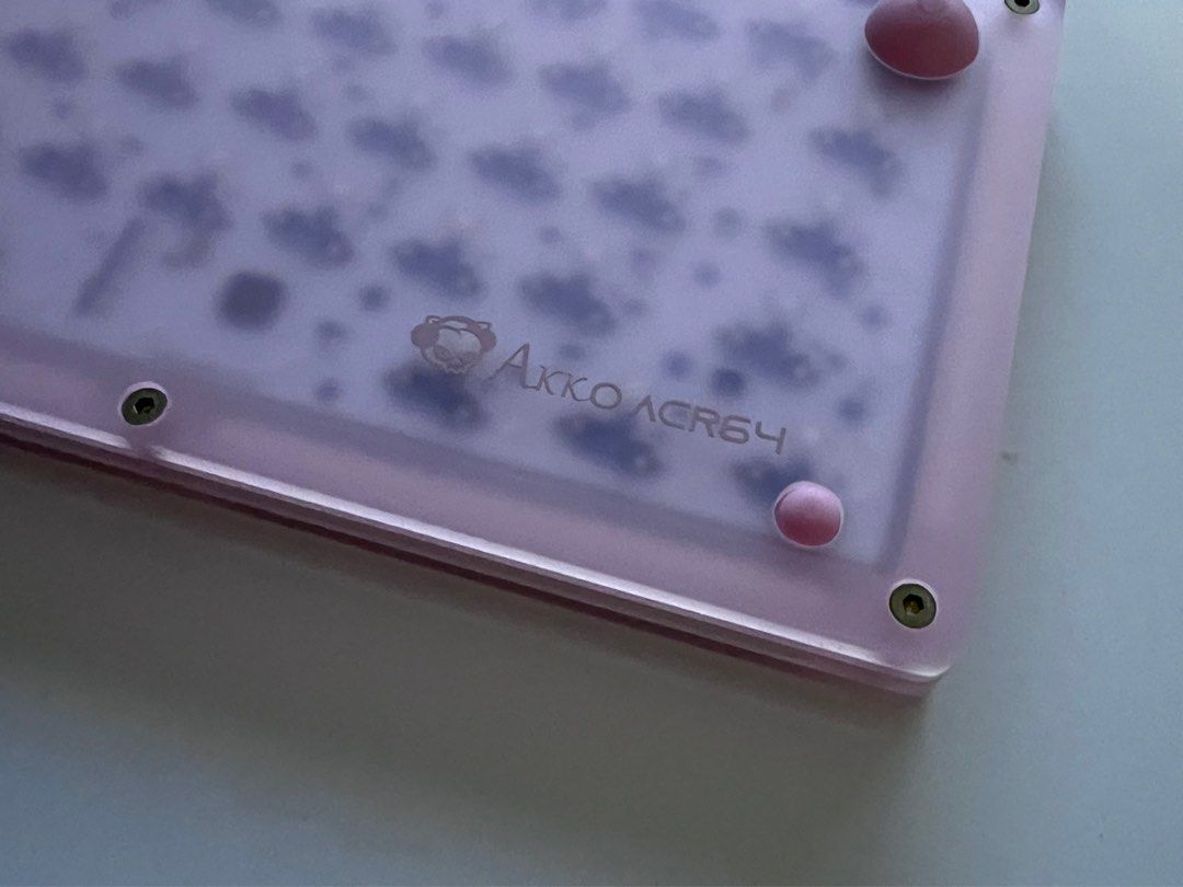 akko acr64 acrylic barebone keyboard case, Computers & Tech, Parts ...