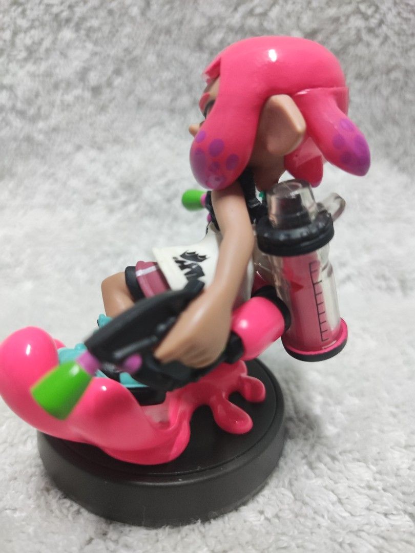 Amiibo: Splatoon 2 Inkling Girl Neon Pink, Hobbies & Toys, Toys & Games ...