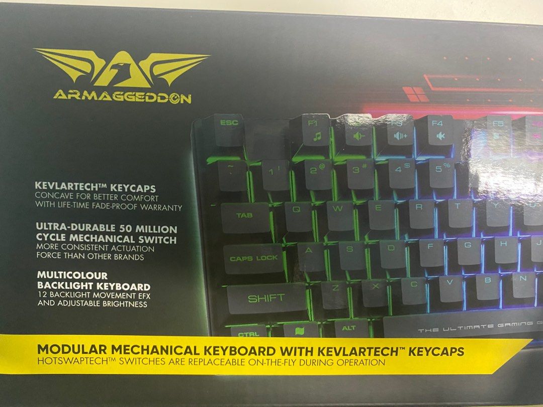 Armageddon MKA-7C Mechanical Keyboard, Computers & Tech, Parts ...