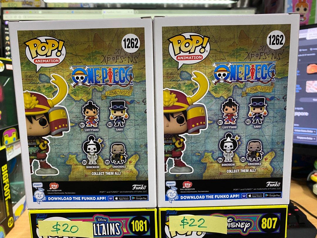 Armored Luffy Chase & Common Funko Pop Bundle - One Piece, Hobbies ...