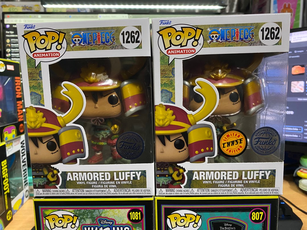 Armored Luffy Chase & Common Funko Pop Bundle - One Piece, Hobbies ...