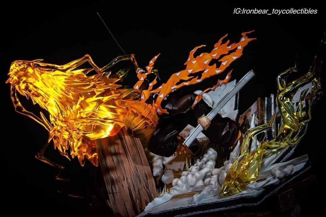[IN-STOCK] Zenitsu Agatsuma 7th Form Flaming Thunder God Demon Slayer ...