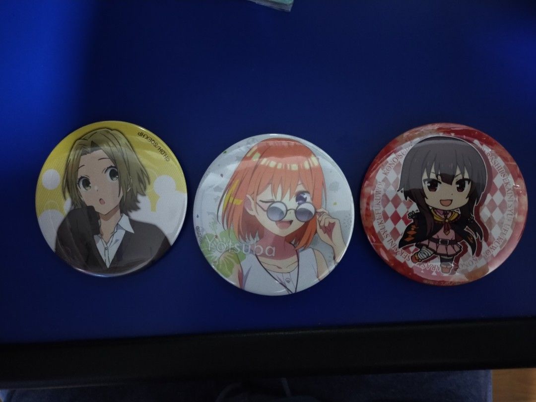 Assorted Anime Badges, Hobbies & Toys, Memorabilia & Collectibles, Fan ...