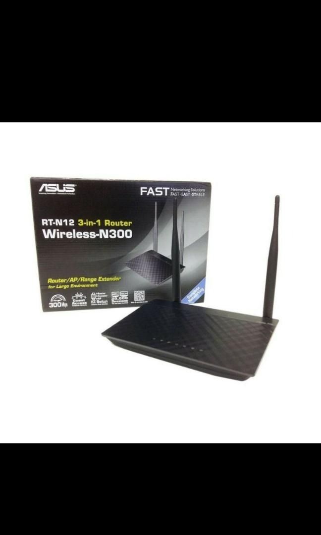 ASUS WIFI MODEM ROUTER DSL-N12E #SeeHere, Computers & Tech, Parts ...
