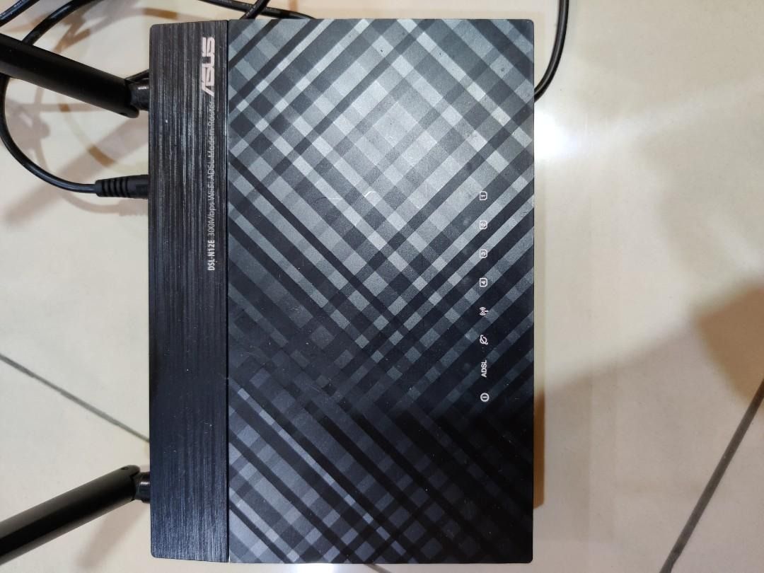 ASUS WIFI MODEM ROUTER DSL-N12E #SeeHere, Computers & Tech, Parts ...