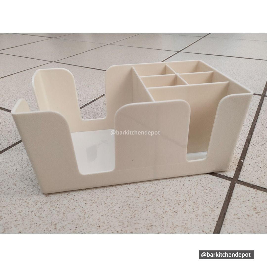 Bar Caddy (Tissue, Straws, Stirrer and Toothpick Organizer Holder ...