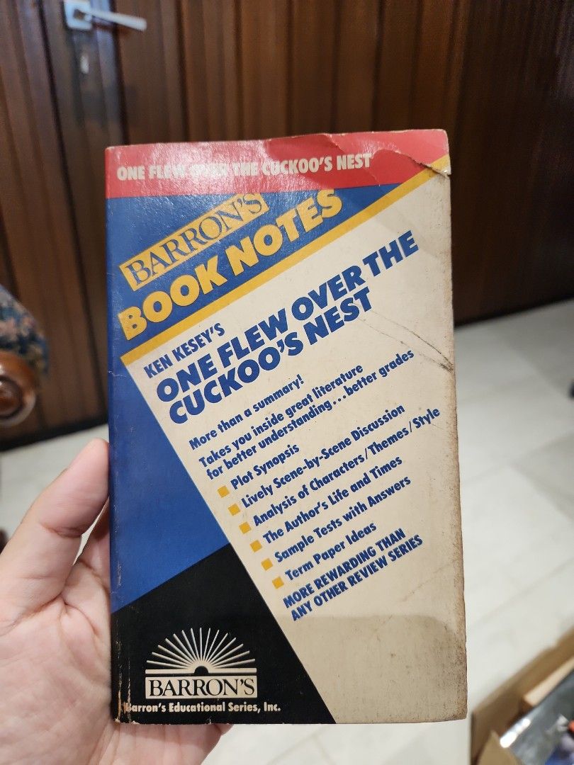 Barron's Book Notes One Flew over the Cuckoo, Hobbies & Toys, Books ...