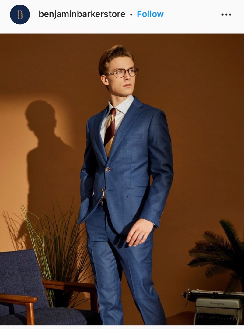 Benjamin Barker full suit, Men's Fashion, Coats, Jackets and Outerwear on Carousell
