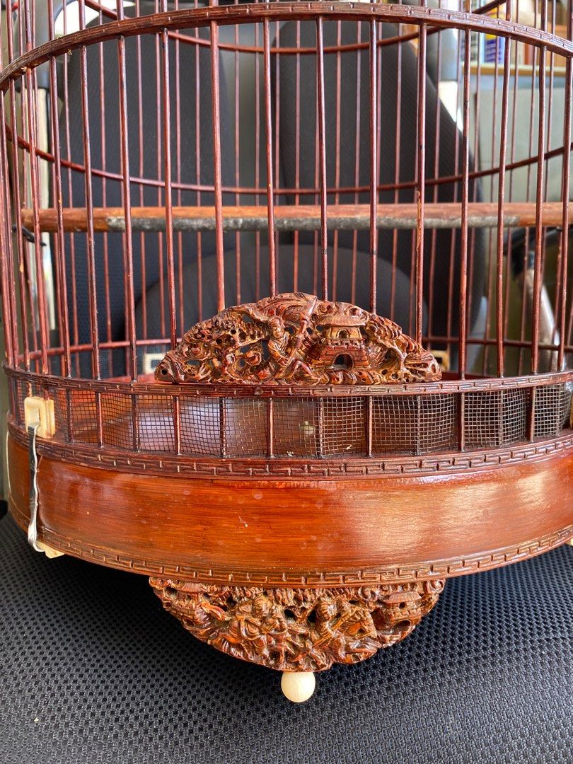 Bird cage china carving old cage, Pet Supplies, Homes & Other Pet ...
