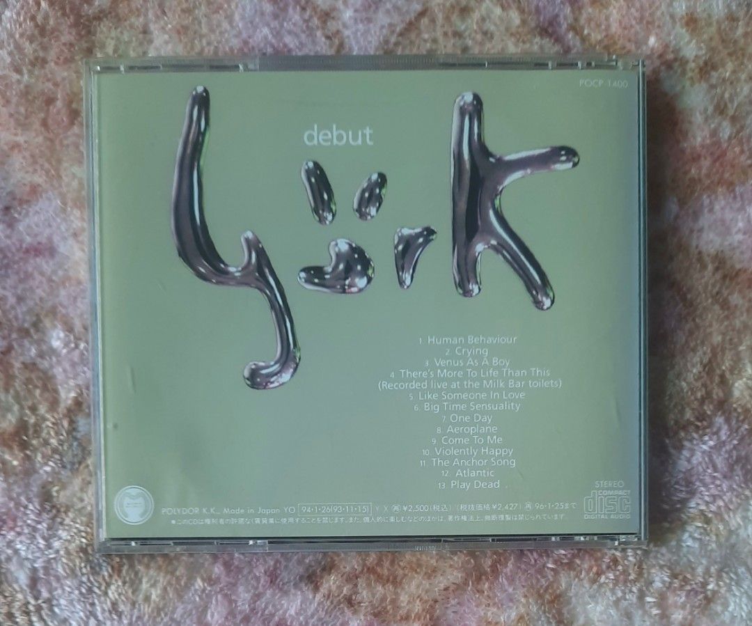 Bjork - Debut CD, Hobbies & Toys, Music & Media, CDs & DVDs on Carousell