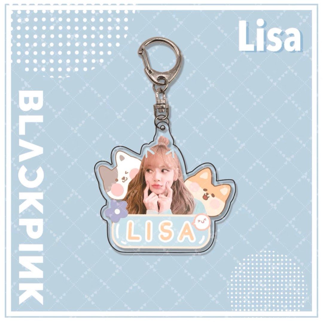 Blackpink Lisa Jisoo Jennie Keychain Acrylic, Hobbies & Toys ...