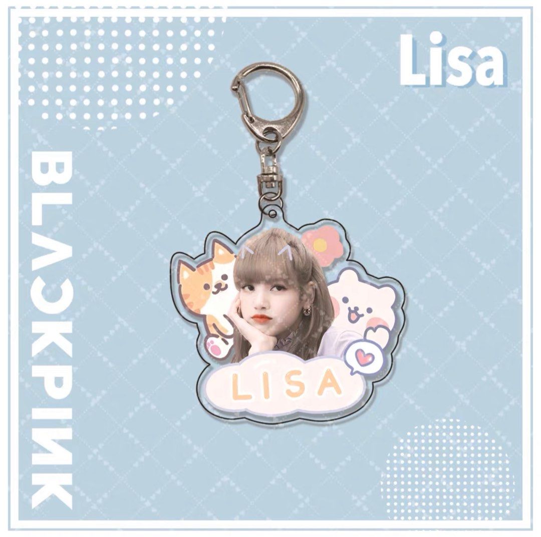 Blackpink Lisa Jisoo Jennie Keychain Acrylic, Hobbies & Toys ...