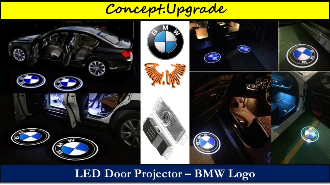 BMW DOOR PROJECTOR LED WELCOME PUDDLE LIGHTS, Car Accessories ...