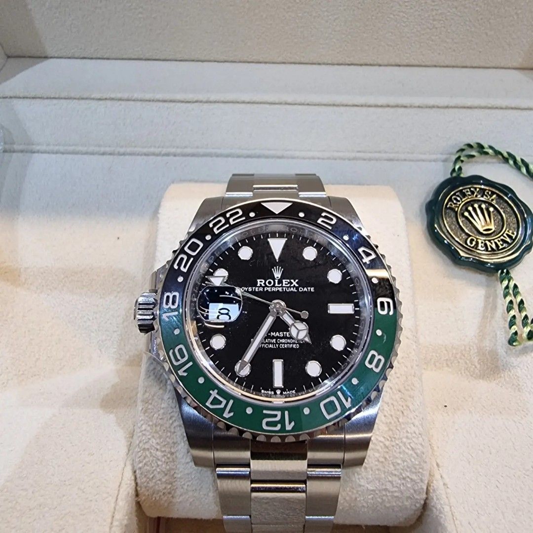 BNIB 2022 Rolex Gmt2C aka Sprite, Luxury, Watches on Carousell
