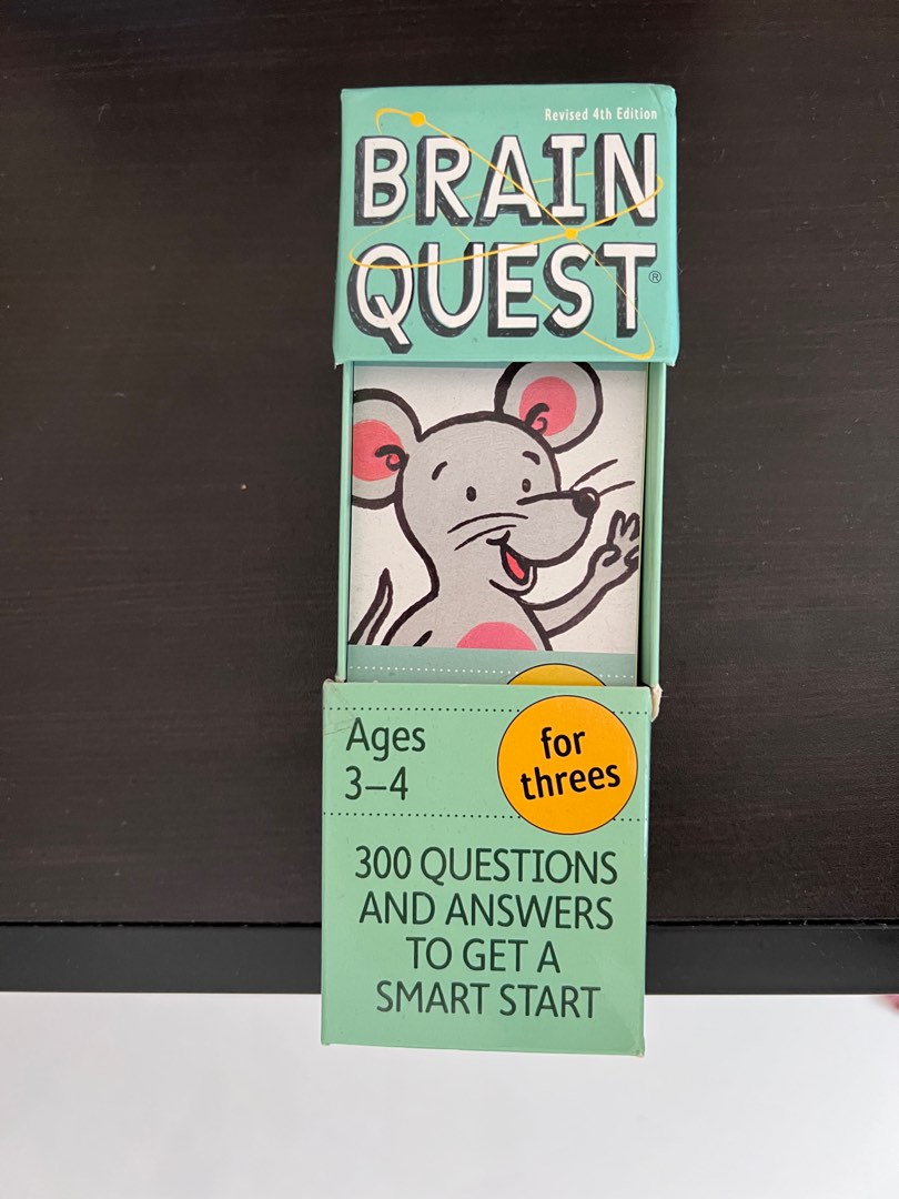 Brain Quest for 3-4 year old, Hobbies & Toys, Books & Magazines ...