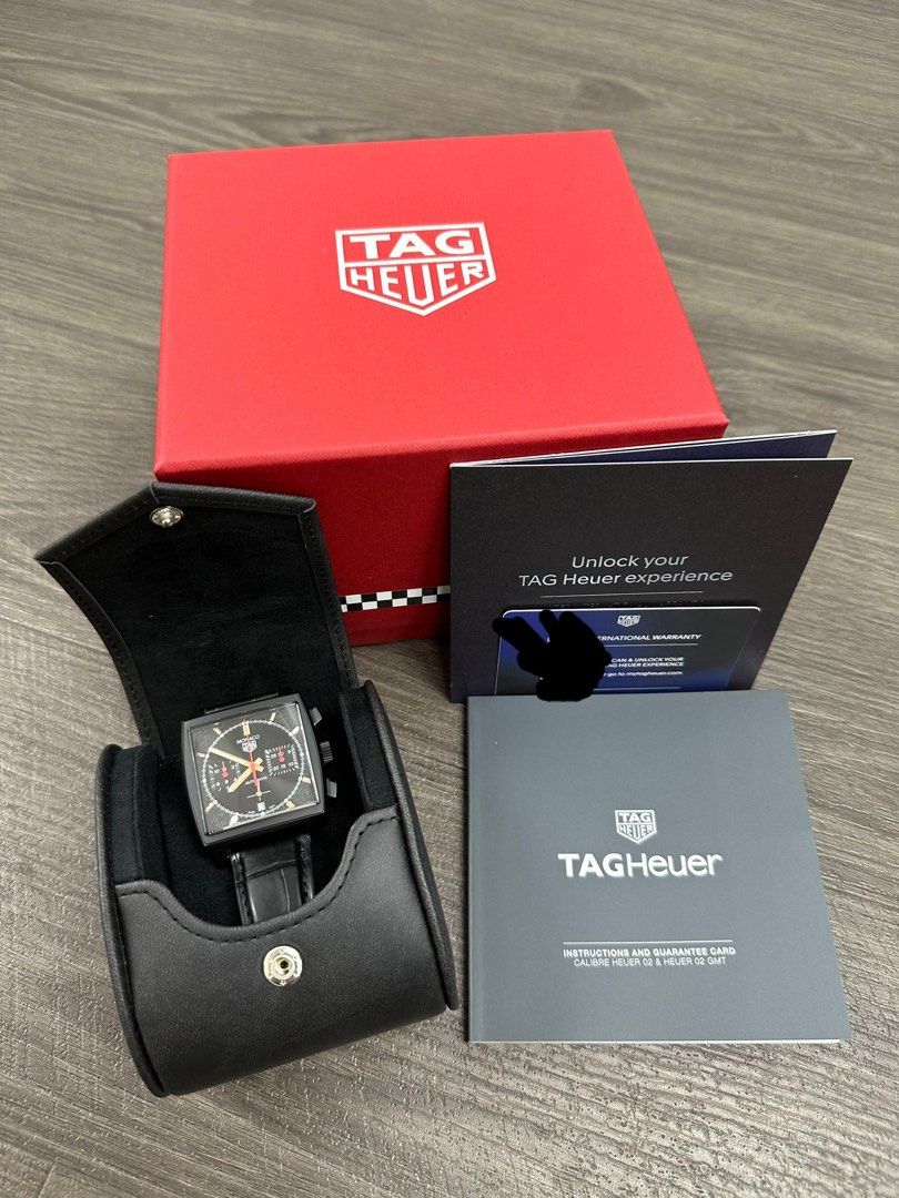 Brand new BN tag heuer Monaco Red Bull racing watch dark lord limited ...