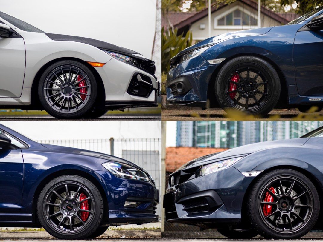 BREMBO BBK ( F40 F50 ) Four Piston Caliper Brake Kits Honda Vezel Civic ...