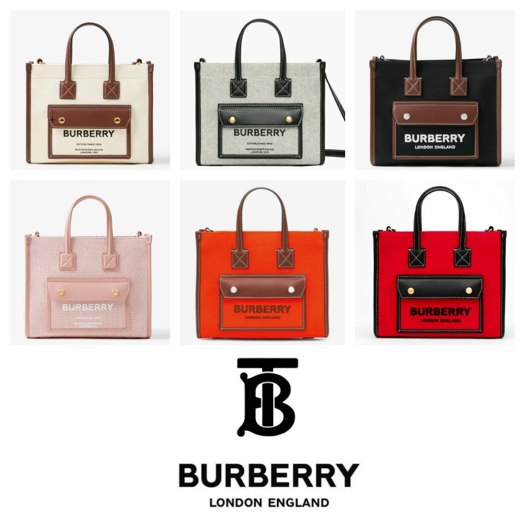 BURBERRY Mini Freya Tote, Luxury, Bags & Wallets on Carousell