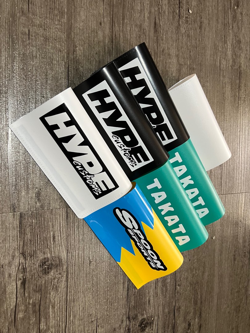 Car tag label vinyl custom spoon sports takata japan, Car Accessories ...