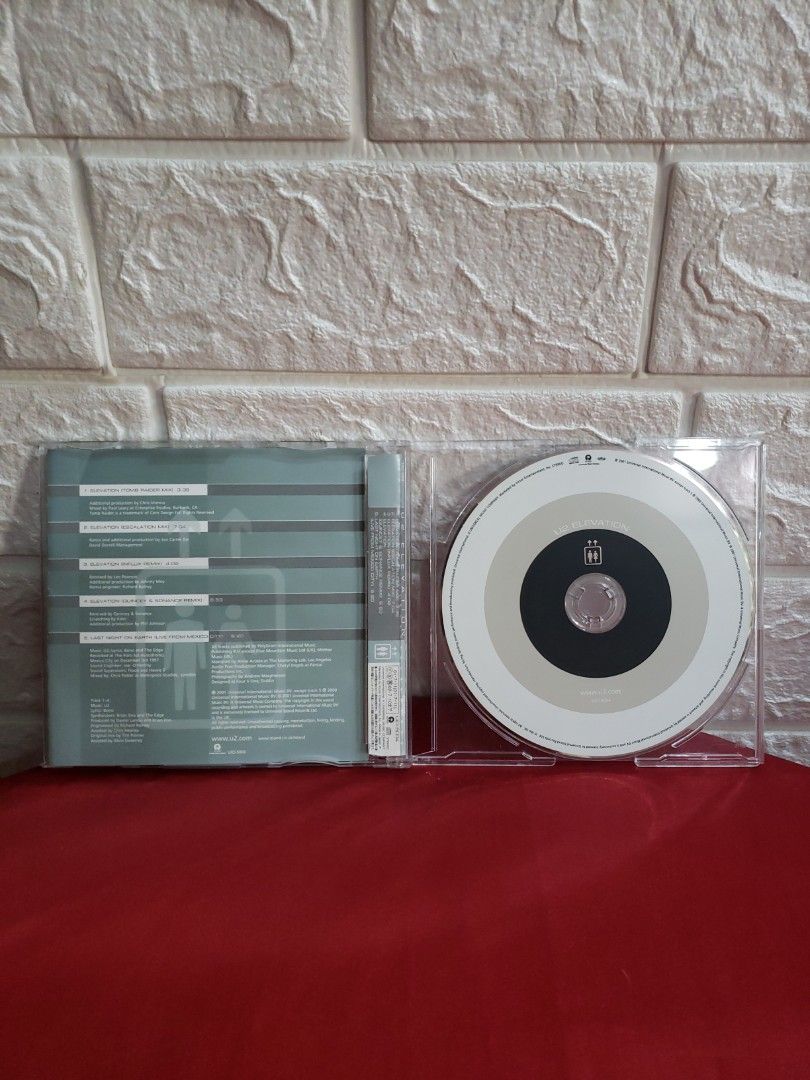 CD ( rare single cd ) / 2001 JAPAN PRESS - U2 _ ELEVATION, Hobbies ...