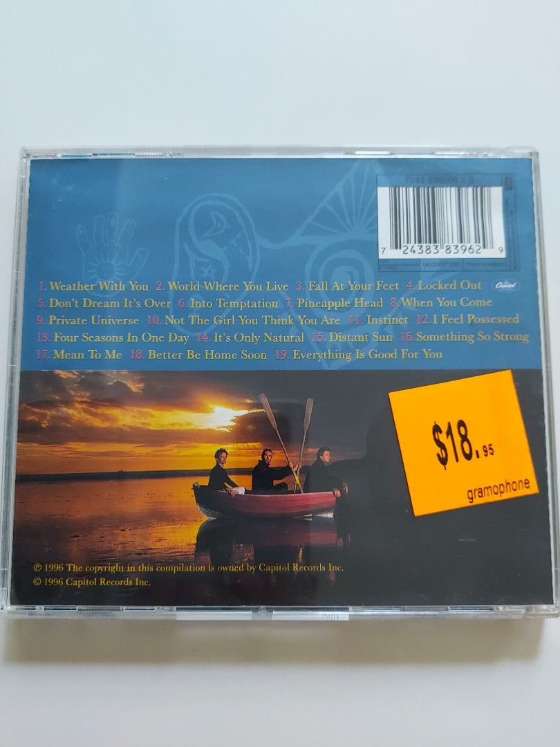 CD Crowded House - The Very Best of, Hobbies & Toys, Music & Media, CDs & DVDs on Carousell