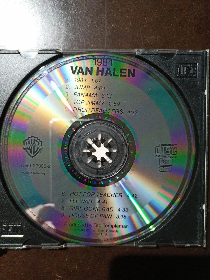CD of Van Halen, Hobbies & Toys, Music & Media, CDs & DVDs on Carousell