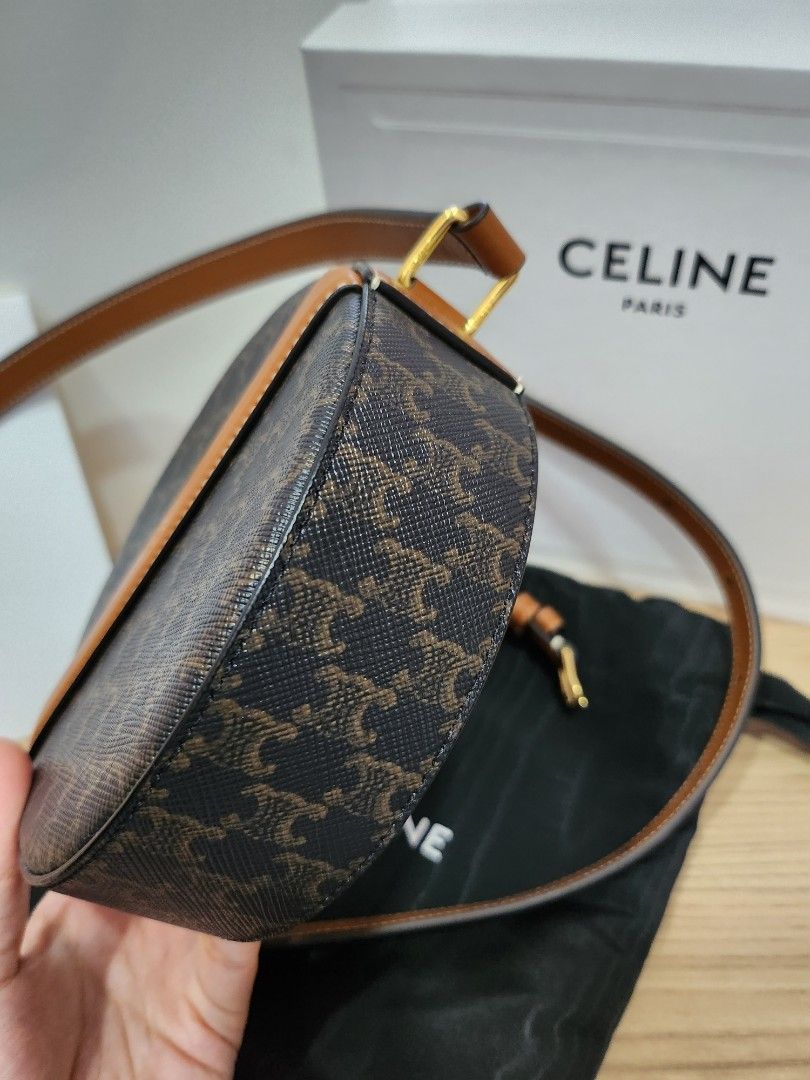 Celine Round Purse On Strap, Luxury, Bags & Wallets on Carousell