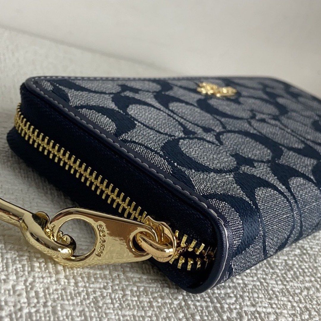Coach Long Demin Wallet, Women's Fashion, Bags & Wallets, Wallets ...