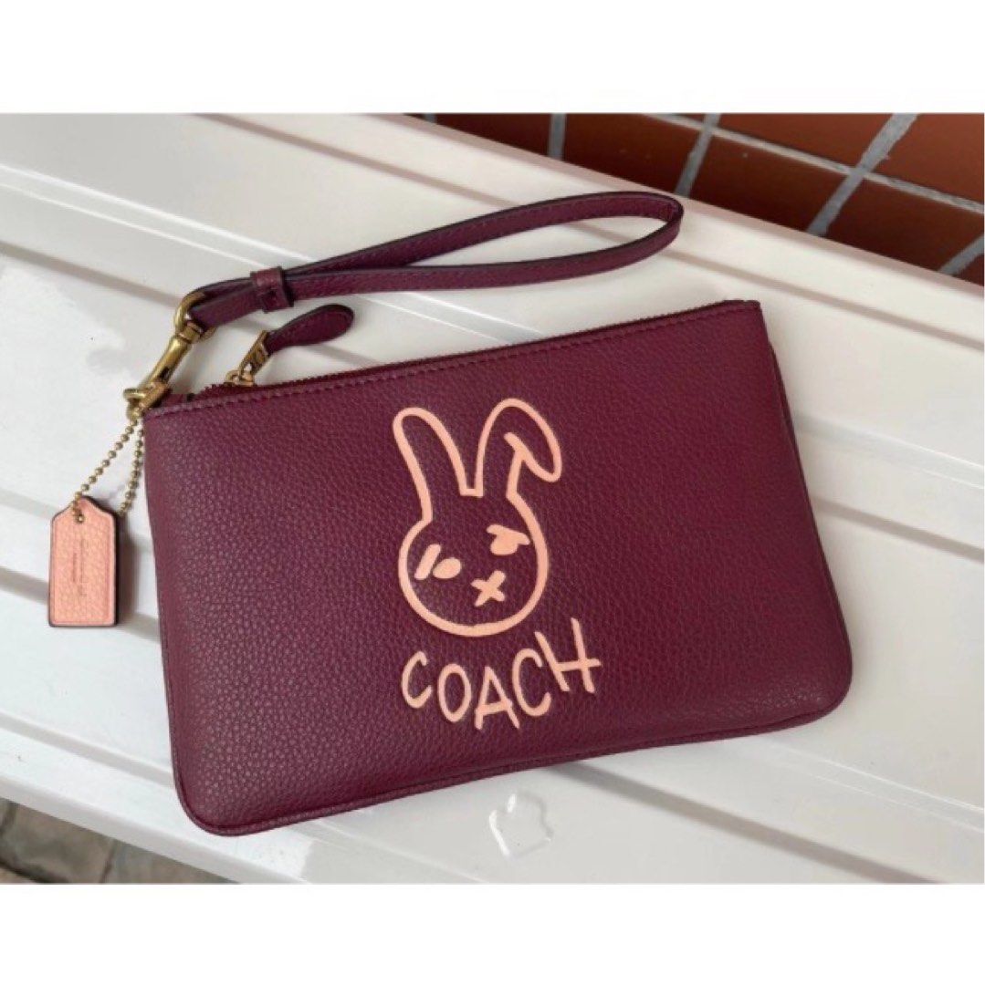 Coach X Rabbit Wrislet, Women's Fashion, Bags & Wallets, Wallets & Card ...