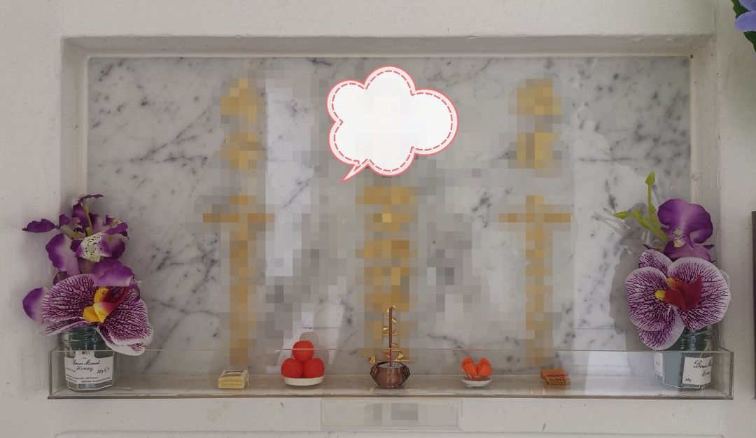 Columbarium niche display decoration, Furniture & Home Living, Home ...