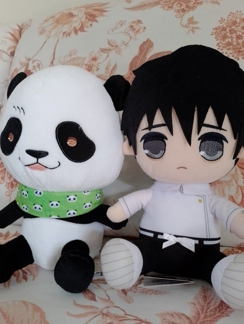 Combo jujutsu Kaisen Yuta Okkotsu & Panda doll plush, Hobbies & Toys ...