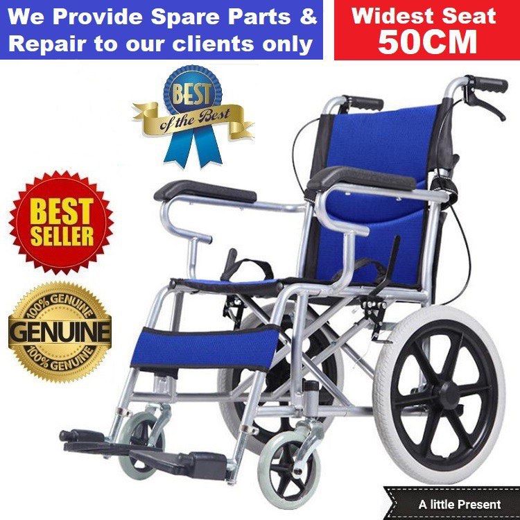 Compact Easy Wheelchair Foldable Type Lightweight + Delivery Optional ...