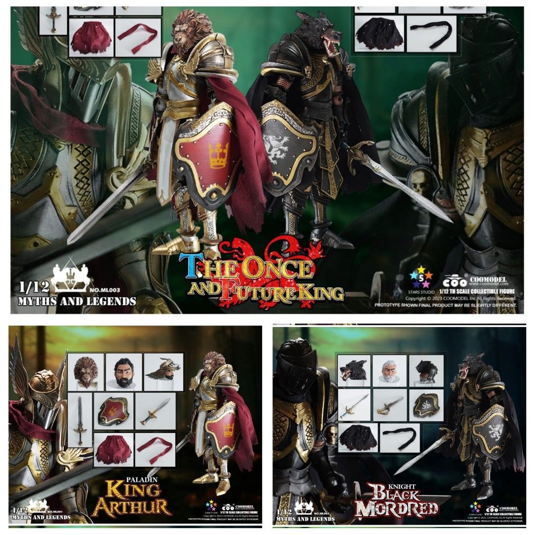Coomodel Myths and Legends Series ML001 - 1/12 Scale King Arthur ...