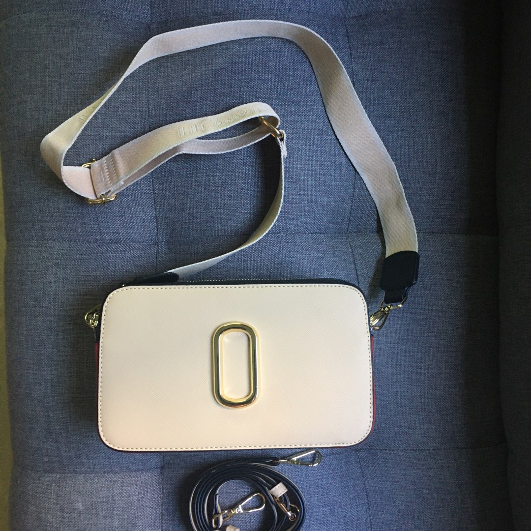 Cream Camera Snapshot Crossbody Bag on Carousell