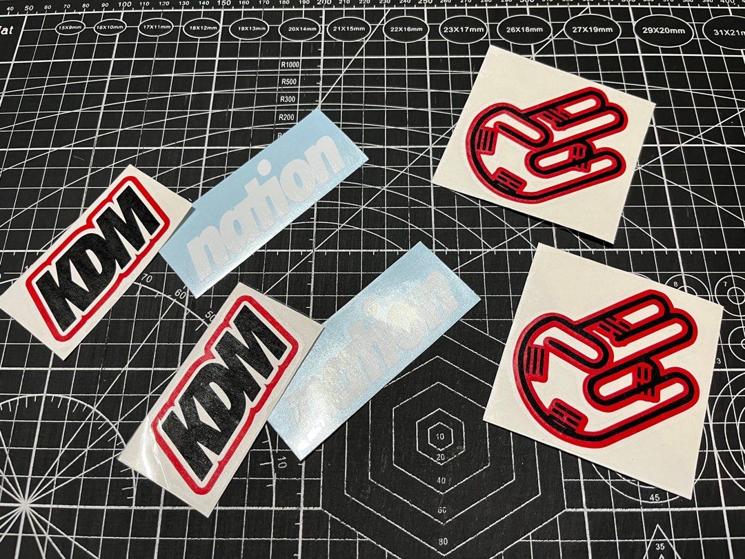 Custom KDM Kia Hyundai Korean Design Car Sticker High Quality Vinyl ...