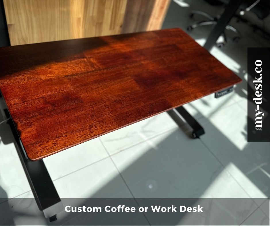 Custom Solid Wood Standing Desk, Study Desk, Standing Work Desk ...